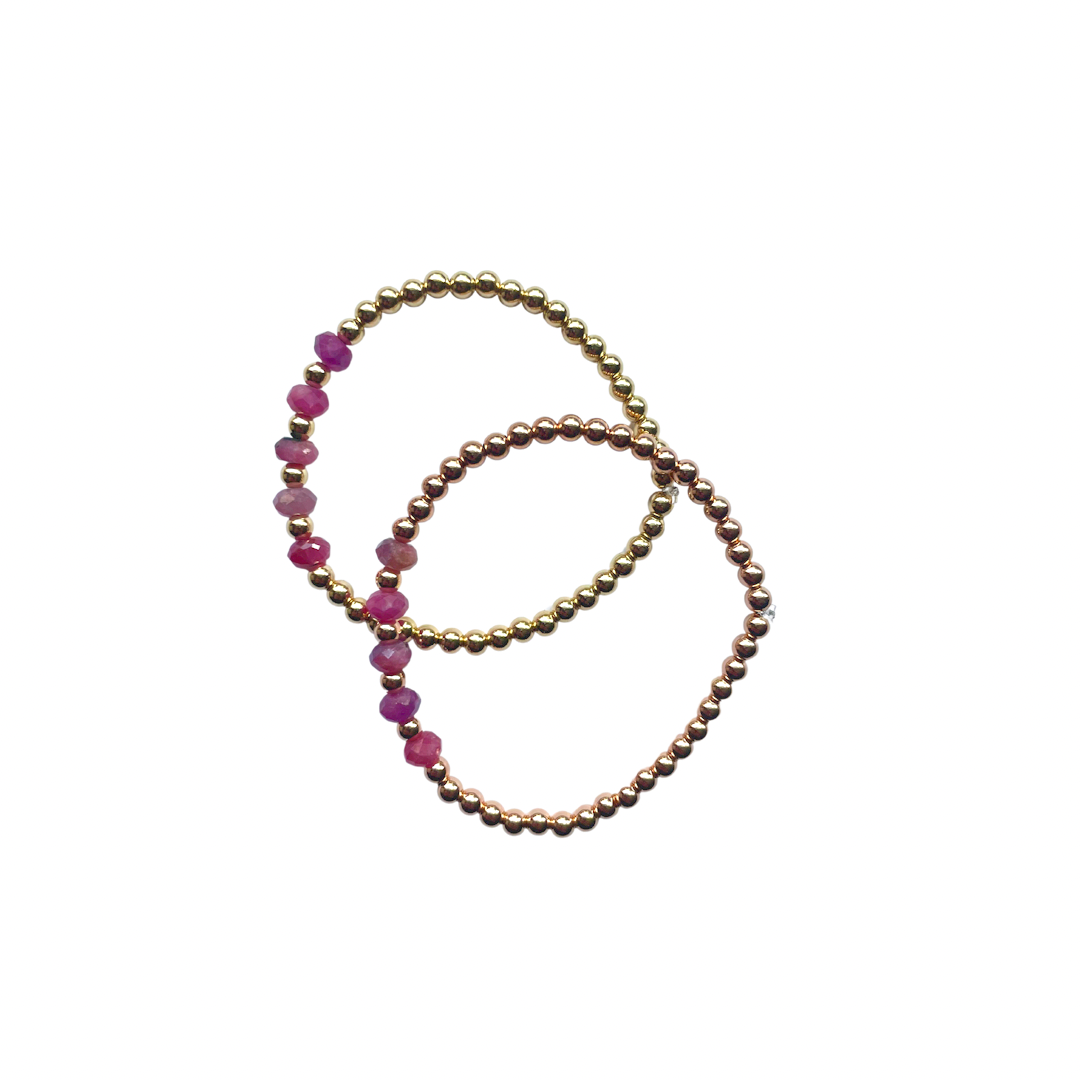 Deluxe Ruby Bracelet – Snaffle Bit Bracelet Company